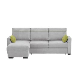 M&ouml;bel Kraft Ecksofa Simba silber Ma&szlig;e (cm): B: 232 H: 87 T: 158.0 &raquo; M&ouml;bel Kraft