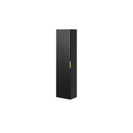 M&ouml;bel Kraft Hochschrank schwarz Ma&szlig;e (cm): B: 35 H: 140 T: 25.0 &raquo; M&ouml;bel Kraft