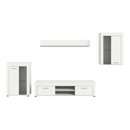M&ouml;bel Kraft Wohnwand wei&szlig; Ma&szlig;e (cm): B: 310 H: 169 T: 35.0 &raquo; M&ouml;bel Kraft