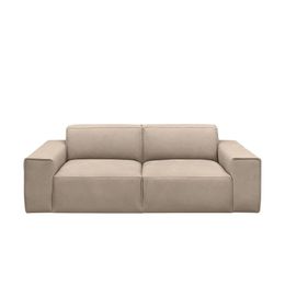 Gray & Jones Einzelsofa im Trendstoff Baltic Breeze beige Ma&szlig;e (cm): B: 216 H: 71 T: 101.0 &raquo; M&ouml;bel Kraft