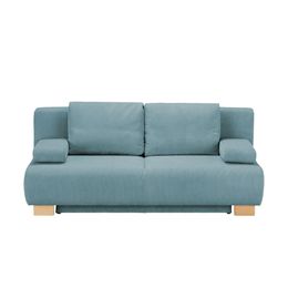M&ouml;bel Kraft Querschl&auml;fer Sofa aus Cord Ralf t&uuml;rkis/petrol Ma&szlig;e (cm): B: 196 H: 89 T: 94.0 &raquo; M&ouml;bel Kraft