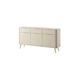 Selsey Sideboard beige Ma&szlig;e (cm): B: 163,5 H: 83,6 &raquo; M&ouml;bel Kraft