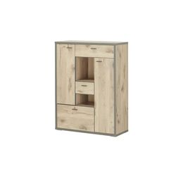 Primo Highboard Orlando holzfarben Ma&szlig;e (cm): B: 96 H: 125 T: 38.0 &raquo; M&ouml;bel Kraft