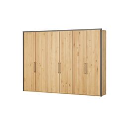 Woodford Dreht&uuml;renschrank 6-t&uuml;rig teilmassiv Smilla holzfarben Ma&szlig;e (cm): B: 306,4 H: 220 T: 58.0 &raquo; M&ouml;bel Kraft