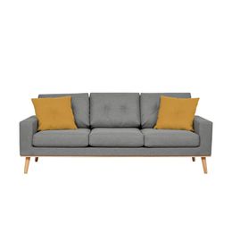 M&ouml;bel Kraft Sofa 3-sitzig grau Ma&szlig;e (cm): B: 211 H: 88 T: 86.0 &raquo; M&ouml;bel Kraft