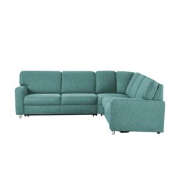 Smart Ecksofa Valencia t&uuml;rkis/petrol Ma&szlig;e (cm): B: 266 H: 90 T: 236.0 &raquo; M&ouml;bel Kraft