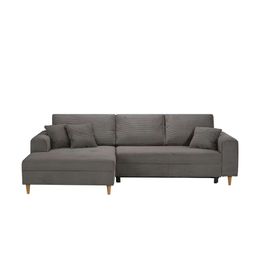 M&ouml;bel Kraft Ecksofa mit Schlaffunktion braun Ma&szlig;e (cm): B: 275 H: 91 T: 173.0 &raquo; M&ouml;bel Kraft