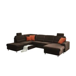 Kollektion Kraft Wohnlandschaft Steel Marc braun Ma&szlig;e (cm): B: 311 H: 85 T: 234.0 &raquo; M&ouml;bel Kraft