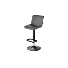 M&ouml;bel Kraft Barhocker Leder grau Ma&szlig;e (cm): B: 44 T: 38.0 &raquo; M&ouml;bel Kraft