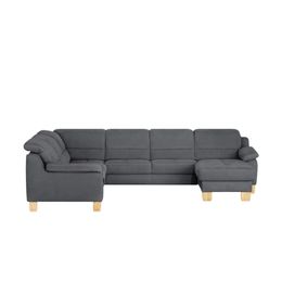 Kollektion Kraft Wohnlandschaft aus Mikrofaser Hanna grau Ma&szlig;e (cm): B: 322 H: 84 T: 264.0 &raquo; M&ouml;bel Kraft