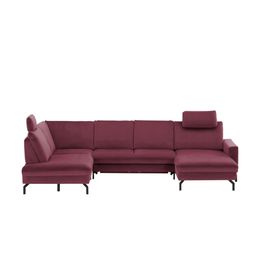 Kollektion Kraft Wohnlandschaft Grace lila/violett Ma&szlig;e (cm): B: 332 H: 89 T: 220.0 &raquo; M&ouml;bel Kraft