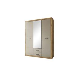 M&ouml;bel Kraft Dreht&uuml;renschrank beige Ma&szlig;e (cm): B: 151 H: 198 T: 55.0 &raquo; M&ouml;bel Kraft