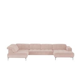 Kollektion Kraft Wohnlandschaft Sarina rosa/pink Ma&szlig;e (cm): B: 383 H: 75 T: 212.0 &raquo; M&ouml;bel Kraft