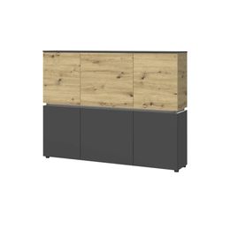M&ouml;bel Kraft Highboard Soft-Close grau Ma&szlig;e (cm): B: 166 H: 132 T: 40.0 &raquo; M&ouml;bel Kraft