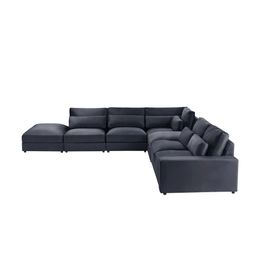 M&ouml;bel Kraft Ecksofa Branna grau Ma&szlig;e (cm): B: 412 H: 88 T: 386.0 &raquo; M&ouml;bel Kraft