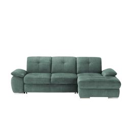 M&ouml;bel Kraft Ecksofa Gladys t&uuml;rkis/petrol Ma&szlig;e (cm): B: 282 H: 103 T: 197.0 &raquo; M&ouml;bel Kraft