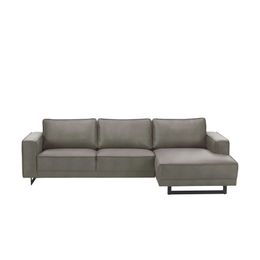 Soho Ecksofa aus recyceltem Leder Sanja grau Ma&szlig;e (cm): B: 285 H: 85 T: 155.0 &raquo; M&ouml;bel Kraft