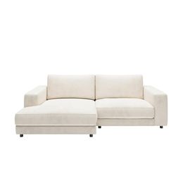 Jette Home Ecksofa in Feincord Sila wei&szlig; Ma&szlig;e (cm): B: 250 H: 85 T: 170.0 &raquo; M&ouml;bel Kraft