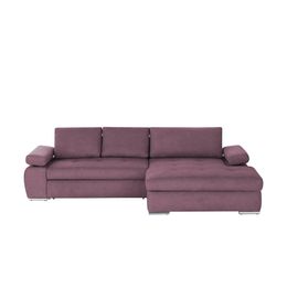 Smart Ecksofa Ibby lila/violett Ma&szlig;e (cm): B: 294 H: 73 T: 173.0 &raquo; M&ouml;bel Kraft