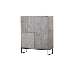 M&ouml;bel Kraft Highboard grau Ma&szlig;e (cm): B: 115 H: 138 T: 42.0 &raquo; M&ouml;bel Kraft