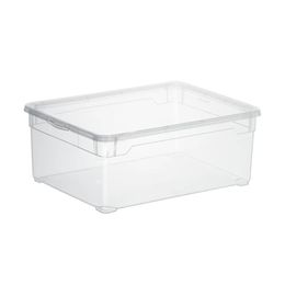 Rotho Aufbewahrungsbox CLEAR transparent/klar Kunststoff Ma&szlig;e (cm): B: 26,5 H: 14 &raquo; M&ouml;bel Kraft