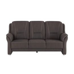 Kollektion Kraft Sofa 3-sitzig aus Mikrofaser Wilma braun Ma&szlig;e (cm): B: 198 H: 100 T: 89.0 &raquo; M&ouml;bel Kraft