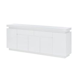 M&ouml;bel Kraft Sideboard wei&szlig; Ma&szlig;e (cm): B: 200 H: 81 T: 40.0 &raquo; M&ouml;bel Kraft