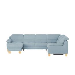 Kollektion Kraft Wohnlandschaft aus Mikrofaser Hanna blau Ma&szlig;e (cm): B: 322 H: 84 T: 264.0 &raquo; M&ouml;bel Kraft