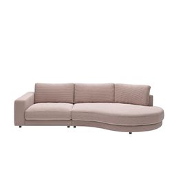 Jette Home Organisches Einzelsofa in Cord Sila rosa/pink Ma&szlig;e (cm): B: 330 H: 85 T: 166.0 &raquo; M&ouml;bel Kraft