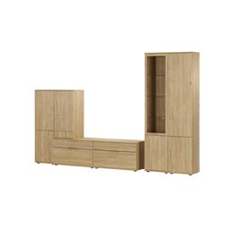 M&ouml;bel Kraft Wohnkombination Sellin holzfarben Ma&szlig;e (cm): B: 315 H: 215 T: 45.0 &raquo; M&ouml;bel Kraft
