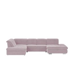 Kollektion Kraft Wohnlandschaft mit verschiedenen Funktionen Spencer lila/violett Ma&szlig;e (cm): B: 382 H: 102 T: 260.0 &raquo; M&ouml;bel Kraft