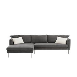 Gray & Jones Ecksofa aus Cord Tierra Fuego grau Ma&szlig;e (cm): B: 284 T: 178.0 &raquo; M&ouml;bel Kraft