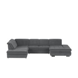 Kollektion Kraft Wohnlandschaft grau Ma&szlig;e (cm): B: 382 H: 102 T: 260.0 &raquo; M&ouml;bel Kraft