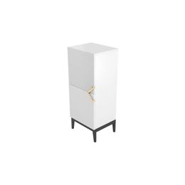 M&ouml;bel Kraft Highboard wei&szlig; Ma&szlig;e (cm): B: 50,5 H: 120,5 &raquo; M&ouml;bel Kraft
