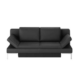 M&ouml;bel Kraft Schlafsofa mit Sitz- und R&uuml;ckenfl&auml;che aus Echtleder Kenny schwarz Ma&szlig;e (cm): B: 204 H: 88 T: 91.0 &raquo; M&ouml;bel Kraft