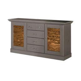 maison bleue Sideboard Fancy grau Ma&szlig;e (cm): B: 171,3 H: 90,1 T: 48.0 &raquo; M&ouml;bel Kraft