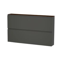 M&ouml;bel Kraft H&auml;ngeschuhschrank grau Ma&szlig;e (cm): B: 136 H: 81 T: 22.0 &raquo; M&ouml;bel Kraft