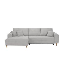 M&ouml;bel Kraft Ecksofa mit Schlaffunktion grau Ma&szlig;e (cm): B: 275 H: 91 T: 173.0 &raquo; M&ouml;bel Kraft