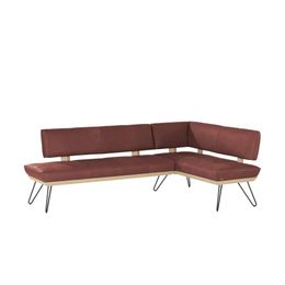 Koinor Eckbank Leder Dining System 4 rot Ma&szlig;e (cm): B: 217 H: 88 T: 152.0 &raquo; M&ouml;bel Kraft
