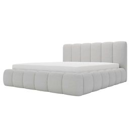 M&ouml;bel Kraft Polsterbett Cloud Boucl&eacute;-Stoff grau Ma&szlig;e (cm): B: 185 H: 105 &raquo; M&ouml;bel Kraft