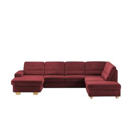 Kollektion Kraft Wohnlandschaft aus Mikrofaser Marc rot Ma&szlig;e (cm): B: 311 H: 85 T: 234.0 &raquo; M&ouml;bel Kraft