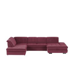 Kollektion Kraft Wohnlandschaft lila/violett Ma&szlig;e (cm): B: 382 H: 102 T: 260.0 &raquo; M&ouml;bel Kraft