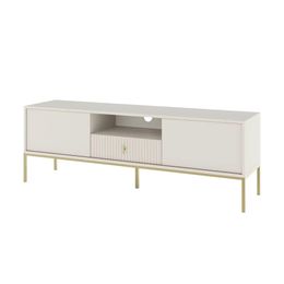 M&ouml;bel Kraft TV-Lowboard beige Ma&szlig;e (cm): B: 154 H: 52 T: 39.0 &raquo; M&ouml;bel Kraft
