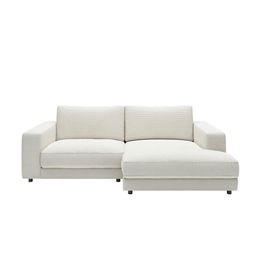 Jette Home Ecksofa in Cord Sila wei&szlig; Ma&szlig;e (cm): B: 250 H: 85 T: 170.0 &raquo; M&ouml;bel Kraft