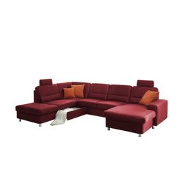 Kollektion Kraft Wohnlandschaft Steel Marc rot Ma&szlig;e (cm): B: 311 H: 85 T: 234.0 &raquo; M&ouml;bel Kraft