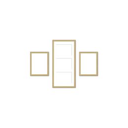 M&ouml;bel Kraft Bilderrahmen-Set holzfarben Kunststoff Ma&szlig;e (cm): B: 23 H: 50 T: 2.5 &raquo; M&ouml;bel Kraft