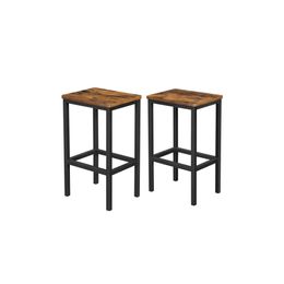 M&ouml;bel Kraft Barhocker 2er-Set braun Ma&szlig;e (cm): B: 40 H: 65 &raquo; M&ouml;bel Kraft
