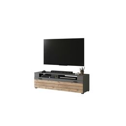 M&ouml;bel Kraft TV Lowboard grau Ma&szlig;e (cm): B: 140 H: 43 T: 40.0 &raquo; M&ouml;bel Kraft