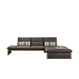 Koinor Leder-Ecksofa mit Massivholzrahmen aus Wildeiche Humfrey braun Ma&szlig;e (cm): B: 314 H: 93 T: 159.0 &raquo; M&ouml;bel Kraft