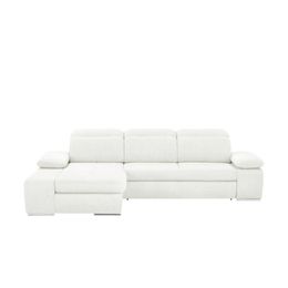 Twist Ecksofa aus Mikrofaser Avilla wei&szlig; Ma&szlig;e (cm): B: 285 H: 86 T: 187.0 &raquo; M&ouml;bel Kraft